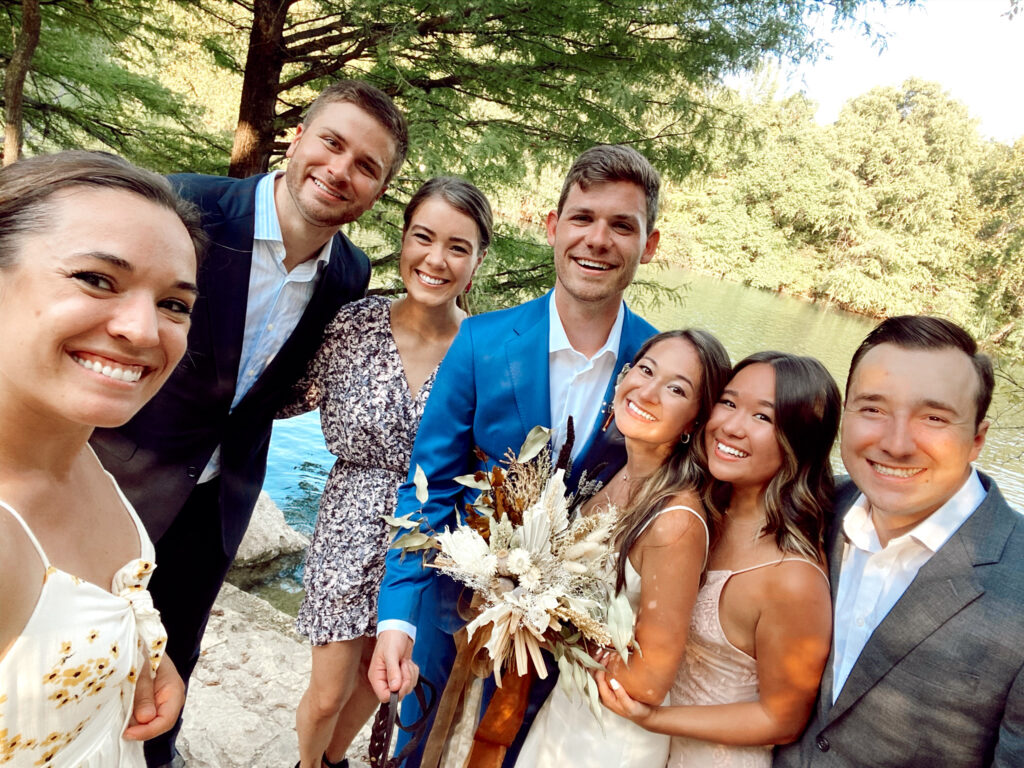 S + N // Austin Creekside Elopement | Showit Blog