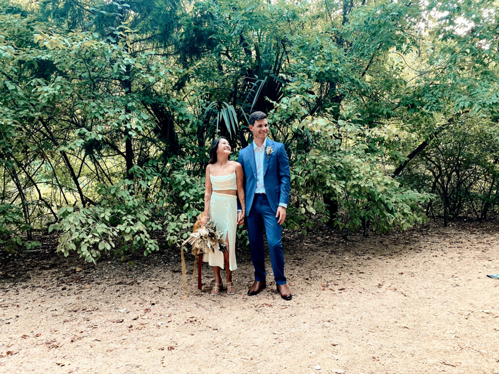 Sarah + Nick // Austin Creekside Elopement | Showit Blog