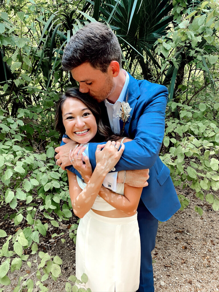 Sarah + Nick // Austin Creekside Elopement | Showit Blog